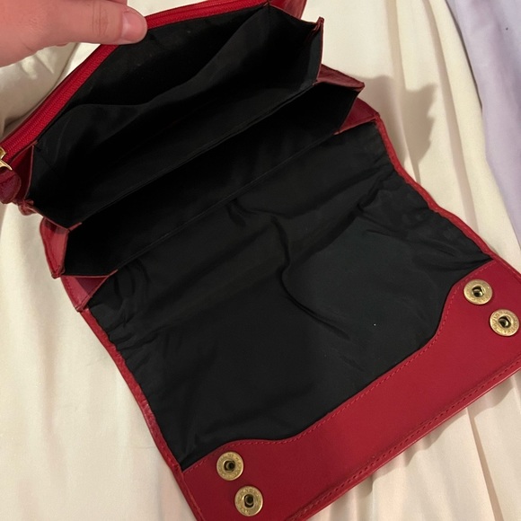 Levenger | Bags | Levenger Red Wallet | Poshmark